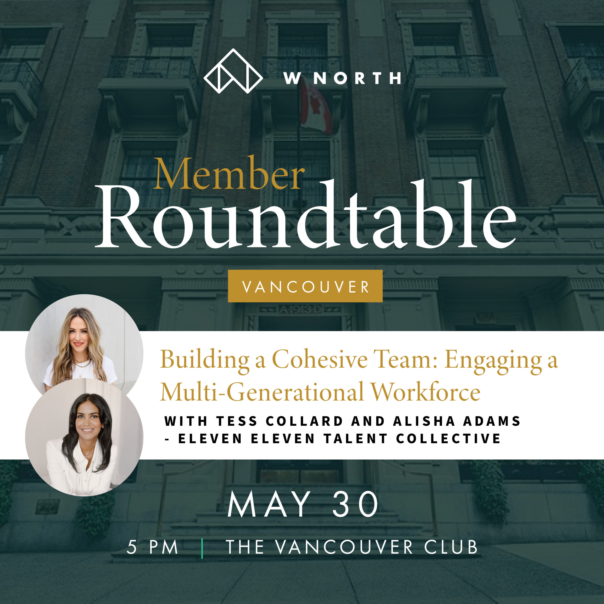 Vancouver May Roundtable: Building a Cohesive Team: Engaging a Multi-Generational Workforce ...