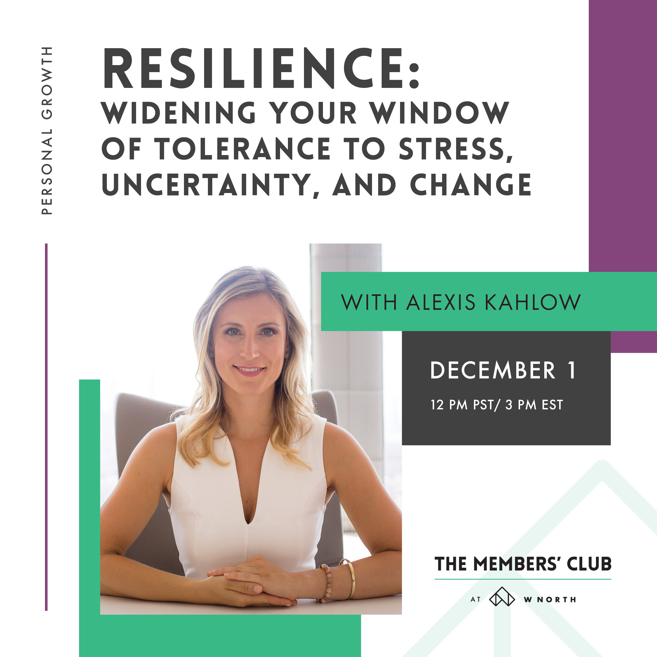 December Workshop - Resilience: Widening Your Window of Tolerance to ...